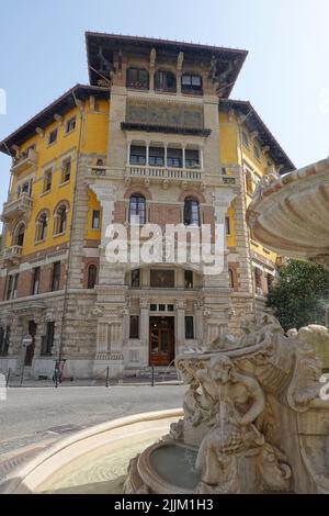 Rom, Quartiere Coppede, Piazza Mincio, Palazzo del Ragno (Palast der ...