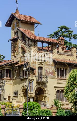 Villa delle Fate, Coppedè area, Rome Stock Photo - Alamy
