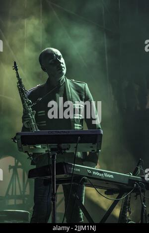 Rob Townsend during the Music Concert Steve Hackett on September 05 ...