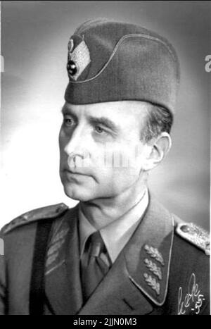 Portrait of Major General Thord Bonde Stock Photo - Alamy