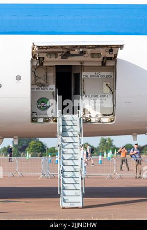 Boeing E-4B Nightwatch Airborne Command Post plane at the Royal ...