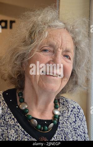Stockholm, Sweden - July 20, 2022 - Swedish sculptor Marianne Hall in ...