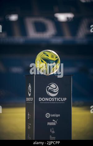 Donosti Cup event. Event of young promises of world soccer in the city ...