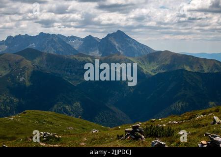 Mountain trail to Czerwone Wierchy. Polish Tatra mountains. Zakopane ...