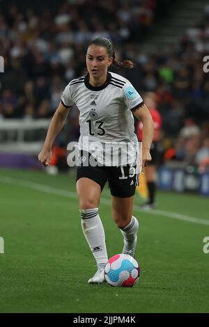 Milton Keynes, England, 27th July 2022. Giulia Gwinn of Germany during ...