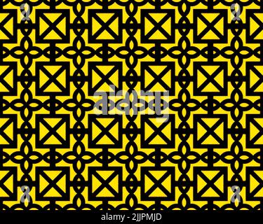 Continuous diagonal meander greek fret repeated motif seamless pattern ...