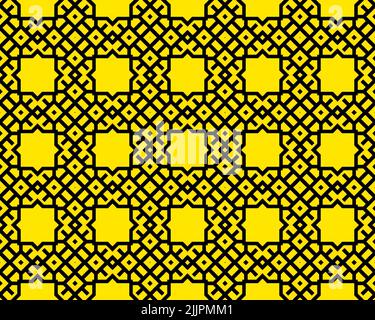 Continuous diagonal meander greek fret repeated motif seamless pattern ...