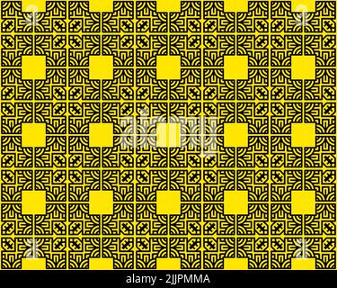 Continuous diagonal meander greek fret repeated motif seamless pattern ...