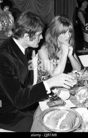 Julie Christie and Don Bessant at the premiere party for Dr. Zhivago in ...