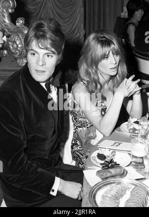 Julie Christie and Don Bessant at the premiere party for Dr. Zhivago in ...