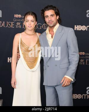 Milly Alcock, Fabien Frankel arrives at The HBO Original Drama Series ...