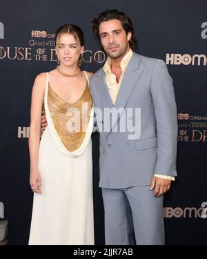 Milly Alcock, Fabien Frankel arrives at The HBO Original Drama Series ...