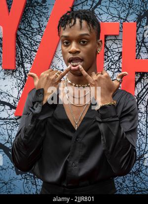 Austin Crute attends New York Comic Con to promote Netflix's "Daybreak ...