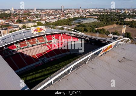 Leipzig, Germany. 27th July, 2022. View of the Red Bull Arena Leipzig ...