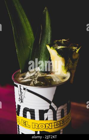 A vertical shot of an exotic cocktail Stock Photo - Alamy