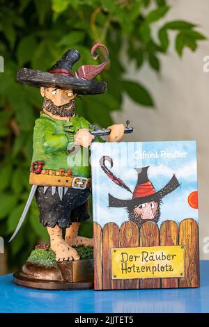 Regen, Germany. 28th July, 2022. The book "The robber Hotzenplotz". A ...