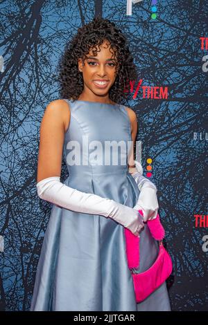 Quei Tann attends the “THEY/THEM” New York City Premiere at Studio 525 ...