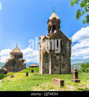 Ancient armenian Akhpat Monastery in the north part of Armenia Stock ...