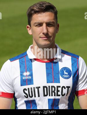 Alex Lacey of Hartlepool United during the Sky Bet League 2 match ...