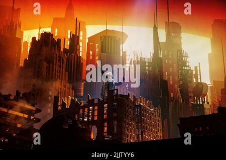 Detroit, USA. 27th July, 2022. The Weeknd performs at Ford Field on ...