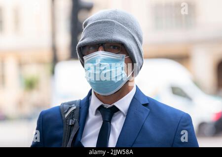 Serving Metropolitan police officer Jonathon Cobban arriving at ...