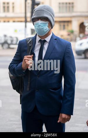 Serving Metropolitan police officer Jonathon Cobban arriving at ...