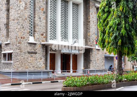 The National House in Victoria, Seychelles, is a notable building ...