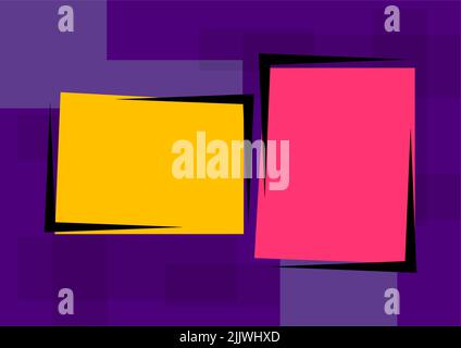 Blank Rectangular Shapes For Business Advertisement And Promotion Stock ...