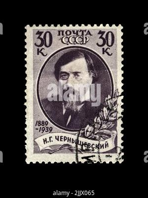 Nikolai Chernyshevsky (1828-1889), famous russian scientist, critic ...