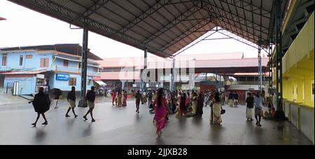 Guruvayur temple side view in Kerala INDIA Stock Photo - Alamy
