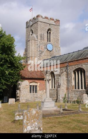 St Peter & St Paul Church, Kedington, Suffolk Stock Photo - Alamy