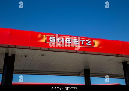 Lebanon, PA, USA - October 5, 2016: Sheetz sign at chain of convenience ...