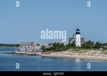 Sandy Neck lighthouse is on Sandy Neck, in West Barnstable ...
