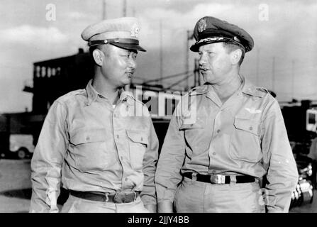 Maj. Gen. Sun Paik - C. G. 1st R.O.K Corps. August 13, 1951 Stock Photo ...