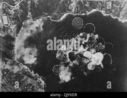 The Italian heavy cruiser Gorizia was severely damaged when planes of ...