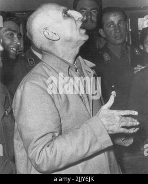 Iranian Premier Dr. Mohammed Mossadegh appears in October 1951 ...