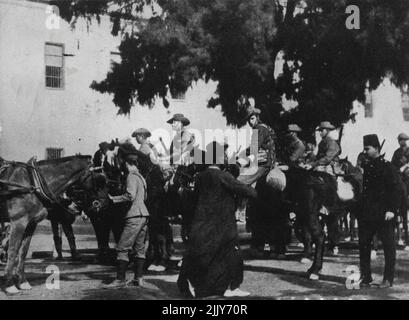 ANZAC Mounted Division in Egypt with GOC, WW1 Stock Photo - Alamy