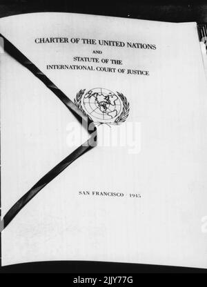 Title Page of United Nations Chapter -- This is the title page of the ...