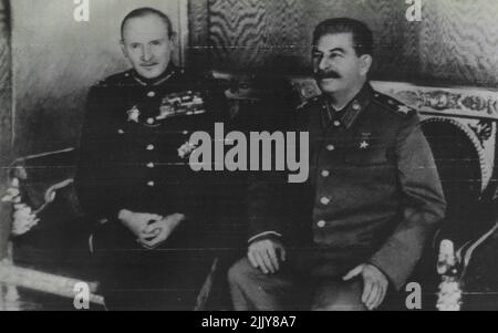 Retro photo of Joseph Stalin. Joseph Stalin (1878 – 1953) a Georgian ...