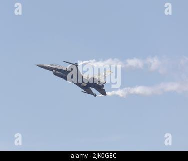 The Greek Air Force F-16 Reserve aircraft at the 2022 RIAT Stock Photo ...