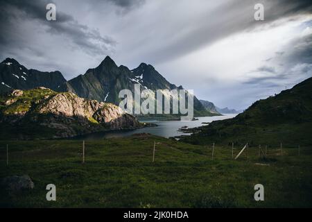 Views from around the Lofoten Islands in Norway Stock Photo - Alamy