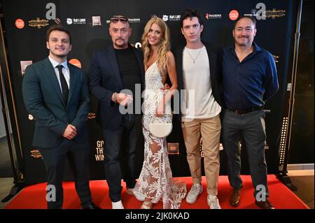 Daniel Watson, Sean Cronin, Kelly Toode and guests attends "GIVE THEM ...