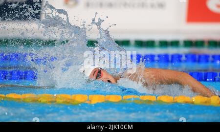 Scotland's Emma Russell during the Mixed 4 x 100m Freestyle Relay at ...