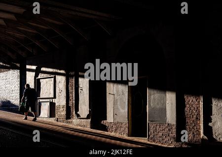 Pedestrian underpass under a bridge Stock Photo - Alamy