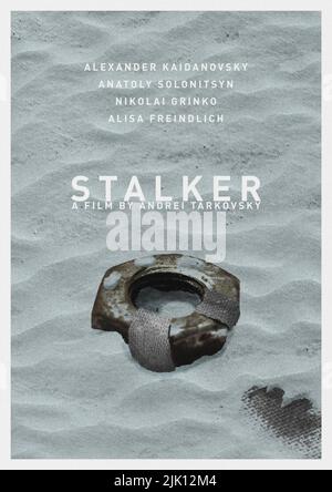 Stalker - Film Poster (Russian: Ста́лкер, 1979 Soviet science fiction ...