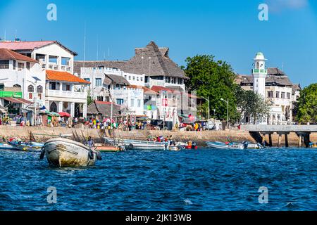 Traditional Swahili architecture, Lamu Town, UNESCO World Heritage Site ...