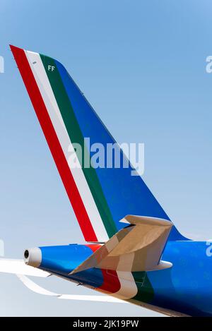 Jet Airways Tail Plane livery logo sign signage Stock Photo - Alamy