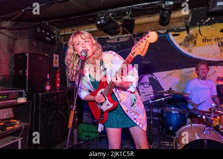 Hull, United Kingdom. 28th July, 2022. The Lambrini Girls perform at ...