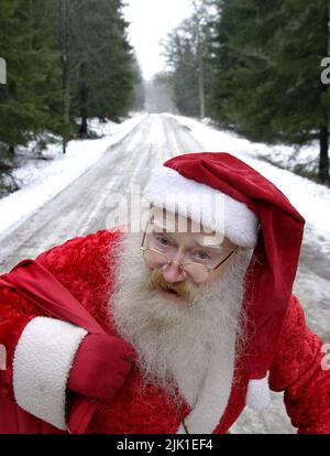 Now he's on his way, Santa Claus. The national Santa of Sweden and the ...