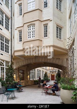 Internal open air courtyard with original facade. The Gilbert & One ...